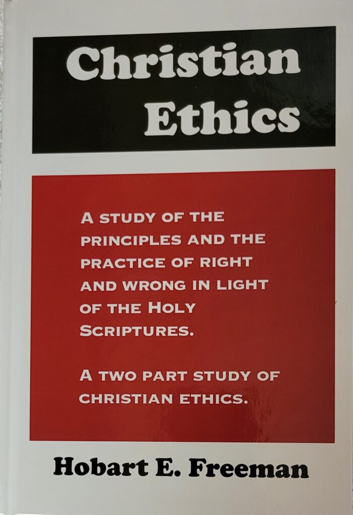 Christian Ethics soft cover – Faith Ministries and Publications